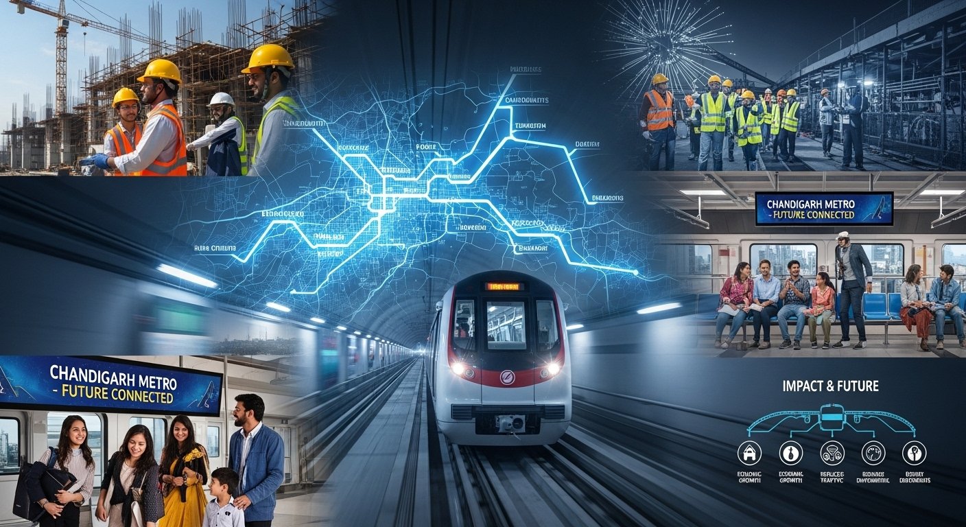 Chandigarh Metro Project News Routes, Progress & Future
