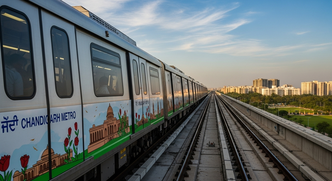 Chandigarh Metro Phase 1 Route Update, Map, DPR & All